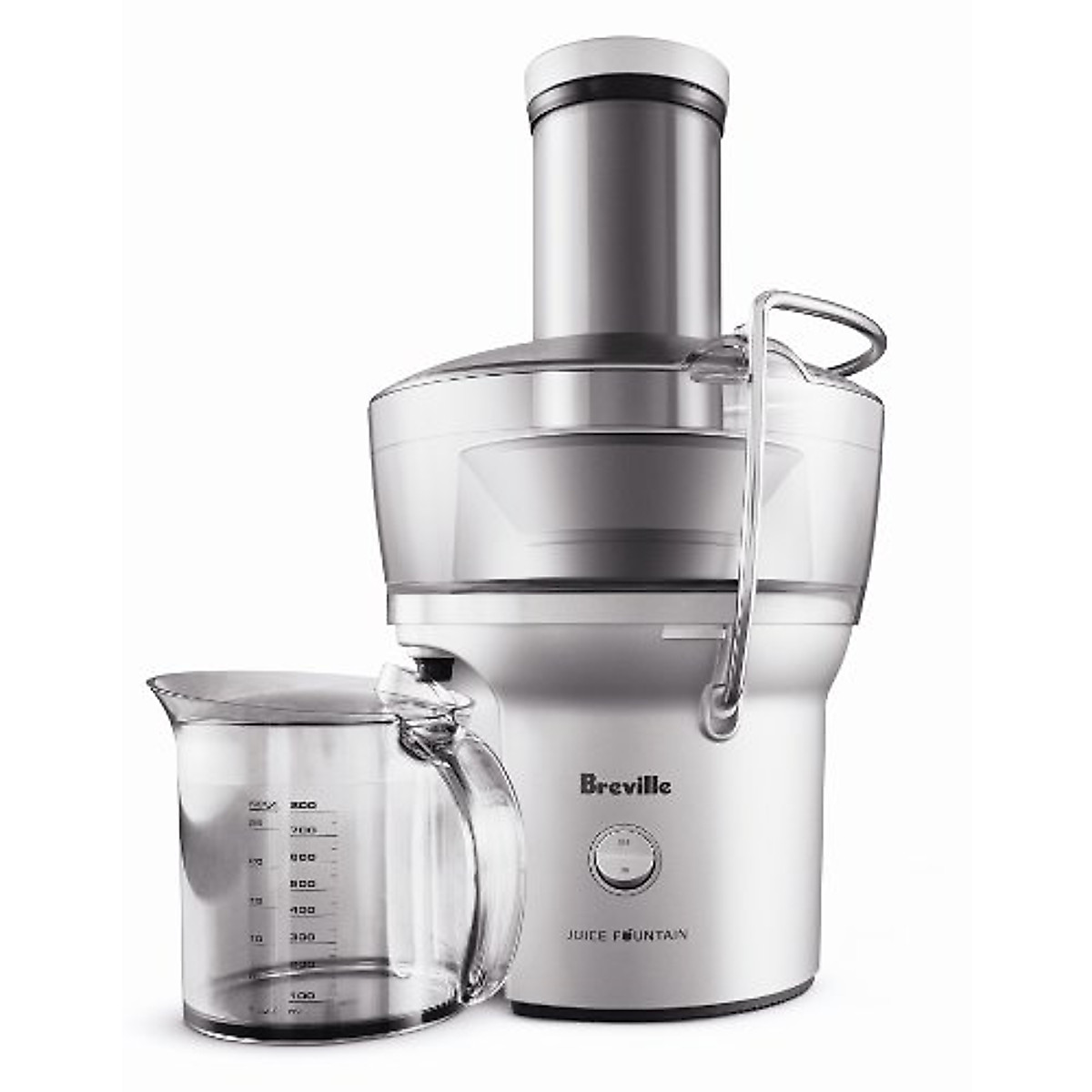 Breville Juice Fountain Compact Juicer, Silver, BJE200XL