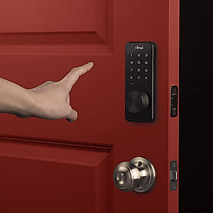 Alfred Touchscreen Keypad Pin + Bluetooth + Key Entry (DB1-A-BL) Smart Door Lock