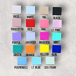 Personalized Colorful Tumbler Tag Name Plates for Stanley Quencher H2.0 (30, 40 Oz) - Customized Tumbler Cup Accessories, Unique Gifts for Teachers, Bridesmaids, Friends