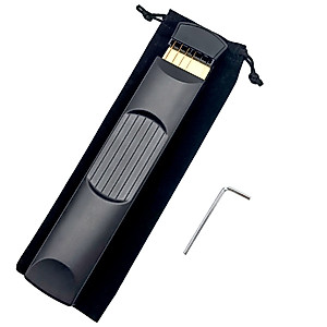 Pocket Guitar Practice Neck, 6 Frets Portable Guitar Chord Trainer Practice Tool for Beginners and Starters, Black Mini Guitar Trainer Tool Mini Pocket Guitar Trainer Guitar Beginners Trainer