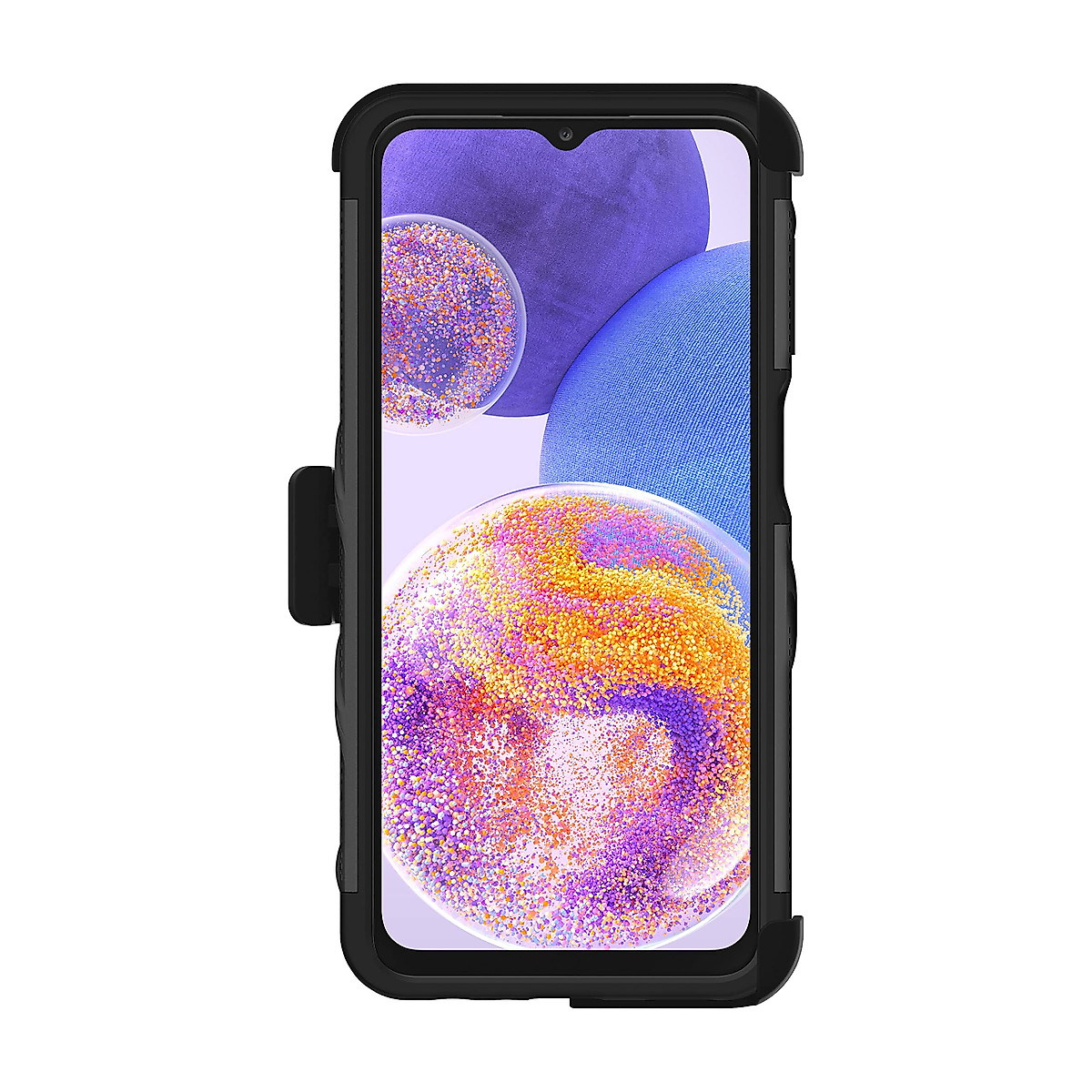 ZIZO Bolt Bundle for Galaxy A23 5G Case with Screen Protector Kickstand Holster Lanyard - Black