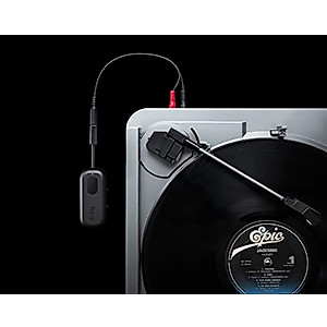 Twelve South AirFly Pro Bluetooth Wireless Audio Transmitter/Receiver for up to 2 AirPods/ Headphones; Use with Any 3.5 mm Audio Jack, Black