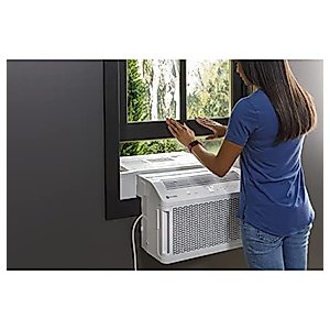 GE Profile ClearView Inverter Window Air Conditioner 12,200 BTU, Inverter Technology, Ultra Quiet for Large Rooms, Full Window View with Easy Installation, Energy-Efficient, 12K Window AC Unit, White