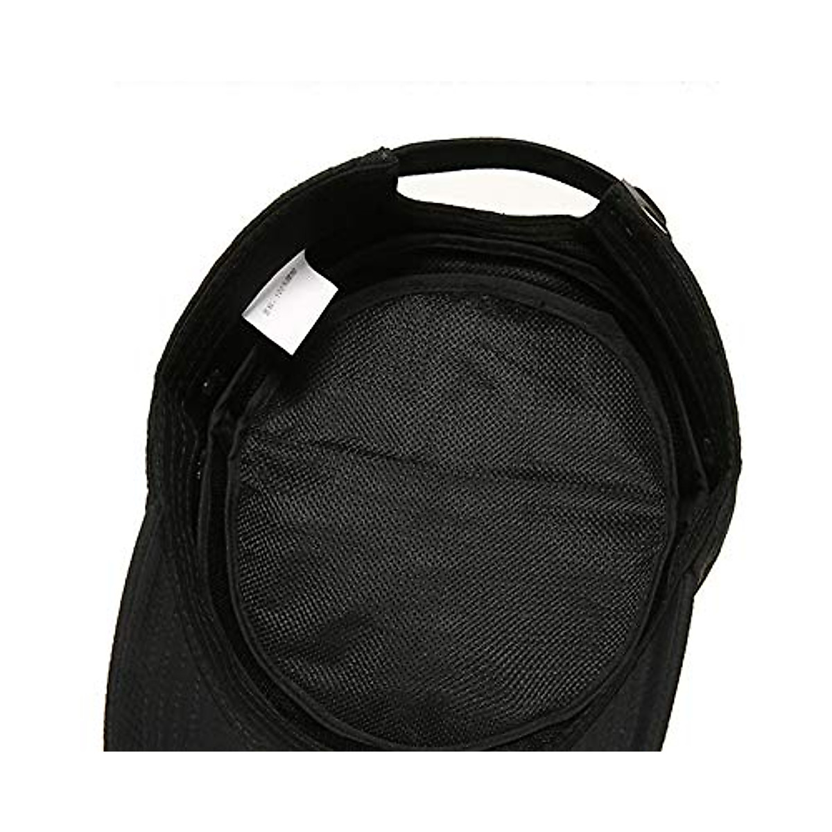 COOLSOME Military Hat Army Cap Basic Daily Wear Breathable Quick Dry Cadet Style (Black)