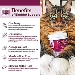 Fera Pets Bladder Support Dog and Cat Supplement – Kidney and Urinary Tract Health and Bladder Infection Prevention Supplements - Helps with Incontinence and Immune Antioxidant Vitamin