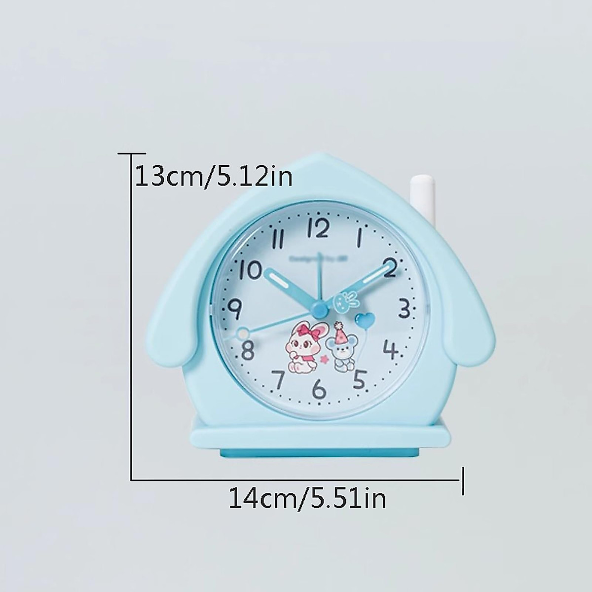 Alarm Clocks Cute Loud Alarm Clock, Kids Alarm Clocks for Bedroom with Silent Non-Ticking and Night Light, Alarm Clock for Kids Teens Girls Bedside Clock (Color : 1)