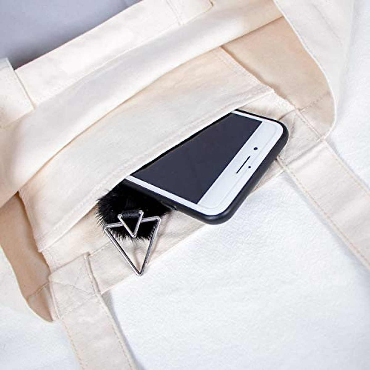 CARAKNOTS Bridesmaid Gifts Maid of Honor Bag Canvas Bridesmaid Bags Wedding Bridal Shower gifts Bachelorette Party Gifts for Bridesmaid Tote Bag with Pocket Cotton