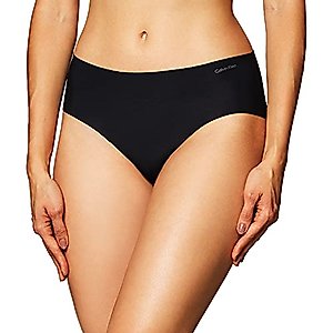 Calvin Klein Women's Invisibles Hipster Multipack Panty, Black, Large