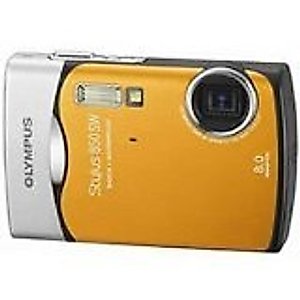 Olympus Stylus 850SW 8MP Digital Camera with 3x Optical Zoom (Orange)