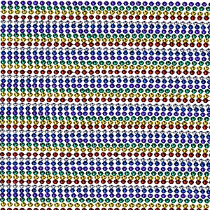 Mardi Gras Spot 6D336COL 33 Inch 07mm Round Metallic 6 Color Mardi Gras Beads - 6 Dozen (72 Necklaces)