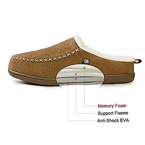 RockDove Women's Dakota Faux Shearling Lined Slip-On, Size 9-10 US Women, Beige