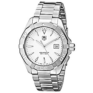 TAG Heuer Men's WAY1111.BA0910 Silver-Tone Stainless Steel Watch