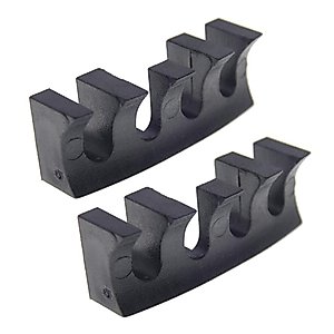 CUCUDAI 2pcs Badminton Stringing Machine Tool Racket Load Spreader Adapter Universal Protector Attachment-Black