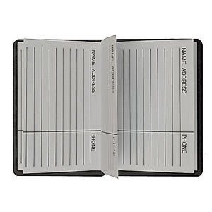 MARSHAL Credit Card Size Address Book Accordion Style with Magnetic Closure (Angel)