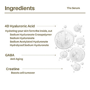 Regen4D Hyaluronic Acid Face Serum For Sensitive Skin, Anti Aging And Lifting Facial Serum, Skin Care Firming And Tightening Daily Mositurizer For Women And Men, Dermatologist Tested