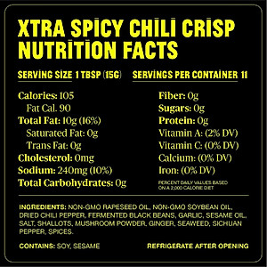 FLYBYJING Spicy Duo - Premium Sichuan & Xtra Spicy Chili Crisp Sauce Bundle - Hot & Savory - Elevates the Flavor of Any Dish - Perfect for Stir-fries, Dumplings, Noodles and More (6 oz, Pack of 2)