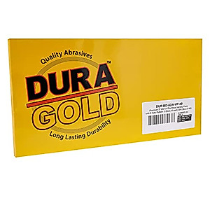 Dura-Gold Premium 5" 8-Hole Wet or Dry Sanding Disc Variety Pack Box - 400, 600, 800, 1000, 1200, 1500, 2000 & 3000 Grit (5 Discs Each, 40 Total) - Sandpaper Discs, Hook & Loop Backing, Color Sanding
