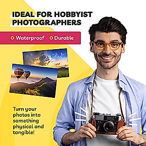 Photo Paper 4x6 Glossy (100 Sheets) Photo Paper For Printer - Works With Inkjet Printer - Picture Paper For Printer - Copy Paper Photo Quality // Paper Plan