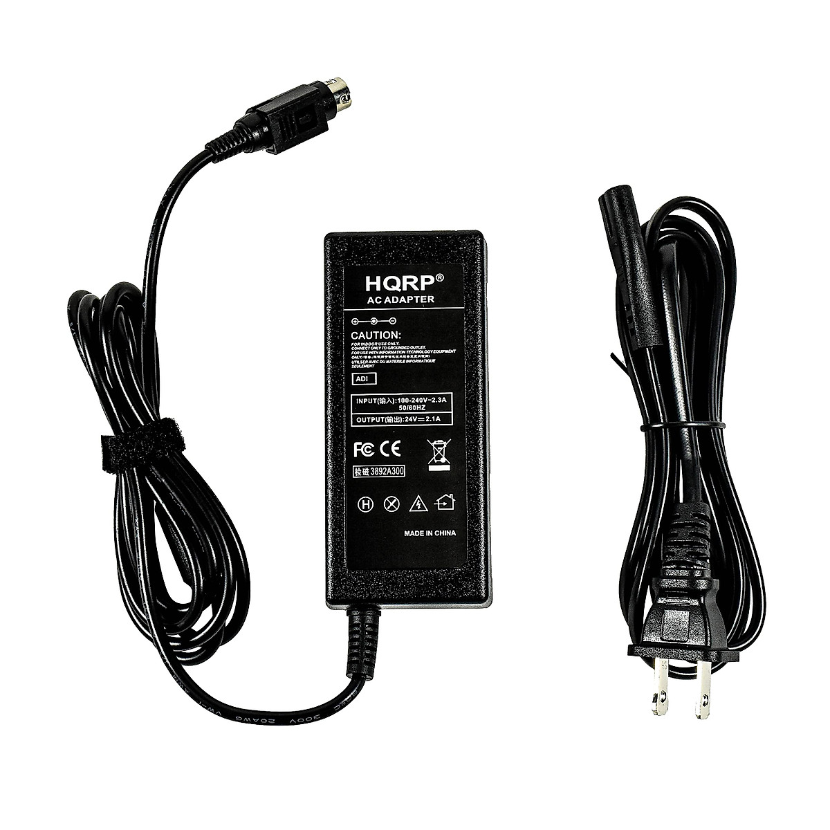 HQRP AC Adapter Compatible with Epson PS-180 PS-170 PS-150 PSA242 C32C825343 M159A M159B M235A M129C TM-U220 TM-U230 TM-U295 TM-U325D TM-U325PD TM-U675 TM-U590 Printer POS Terminal Power Supply Cord