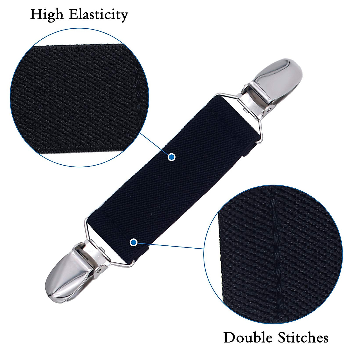 American Trends Mitten Clips, Stainless Steel Gloves Clips for Baby Kids Clothing, Unisex, One Size, Rose Red&Pink