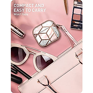 i-Blason Cosmo Series Case Designed for Airpods 3rd Generation Case, 360° Protective Stylish Airpod Case 3rd Generation Cover Compatible with Airpods 3 Case 2021 (Marble)