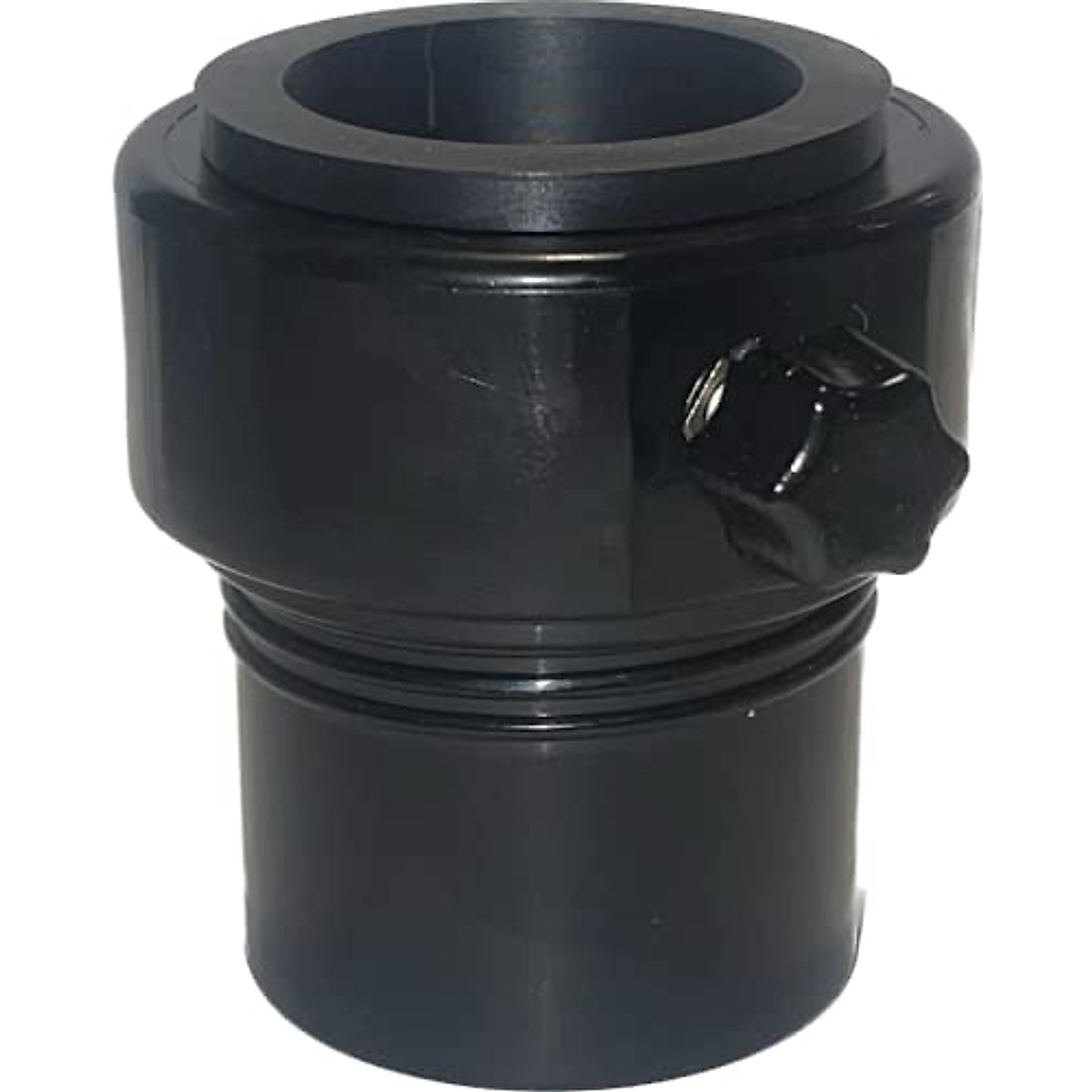 Generic Umbrella Pole Stabilizer Reducer Adapter for Baja Deck Pool Sleeves, Black, 3" Tall