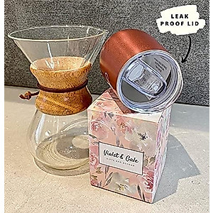 VIOLET & GALE Abuelita Gifts for Grandma - 12oz Tumbler Cup Wine Glass - Abuela Gifts in Spanish - Taza Para Mi Abuela
