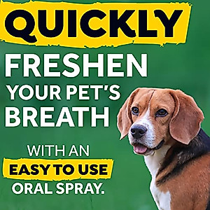 Fresh Breath by TropiClean Oral Care Spray for Pets, 4oz - Made in USA