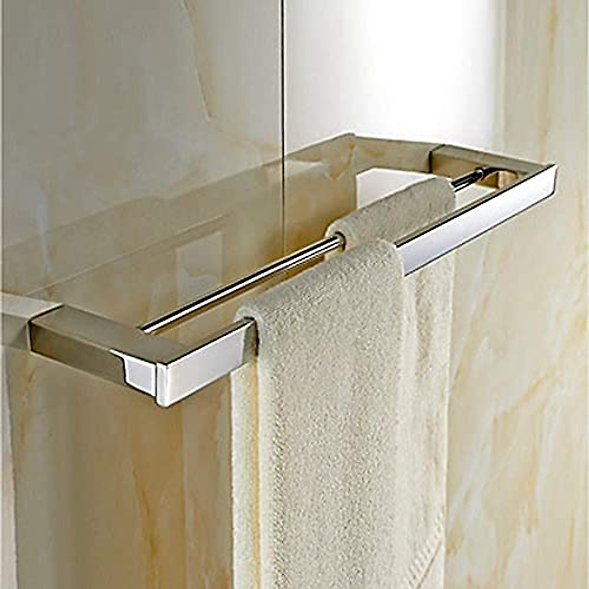 OMOONS Towel Rack Towel Stainless or Stainless Steel, Bathroom Accessories Towel Rack Bathroom Holder