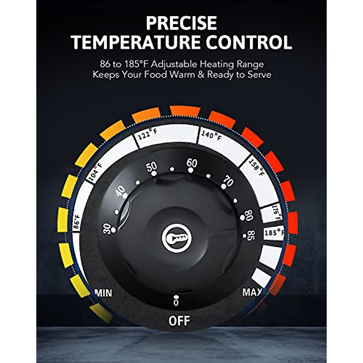 WILPREP Commercial Food Warmer for Parties Hotels Restaurants, 1200W Buffet Server and Warmer, 4pc Electric Warming Tray for Food or Sauces, Catering Food Warmer with 4 Stainless Steel Chafing Dishes