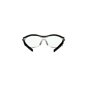3M Reader Safety Glasses, 2.0 Diopter, Black Frame, Clear Lens