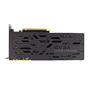 EVGA GeForce 08G-P4-3183-KR, RTX 2080 Super XC Ultra, Overclocked, 2.75 Slot Extreme Cool Dual, 70C Gaming, RGB, Metal Backplate, 8GB GDDR6