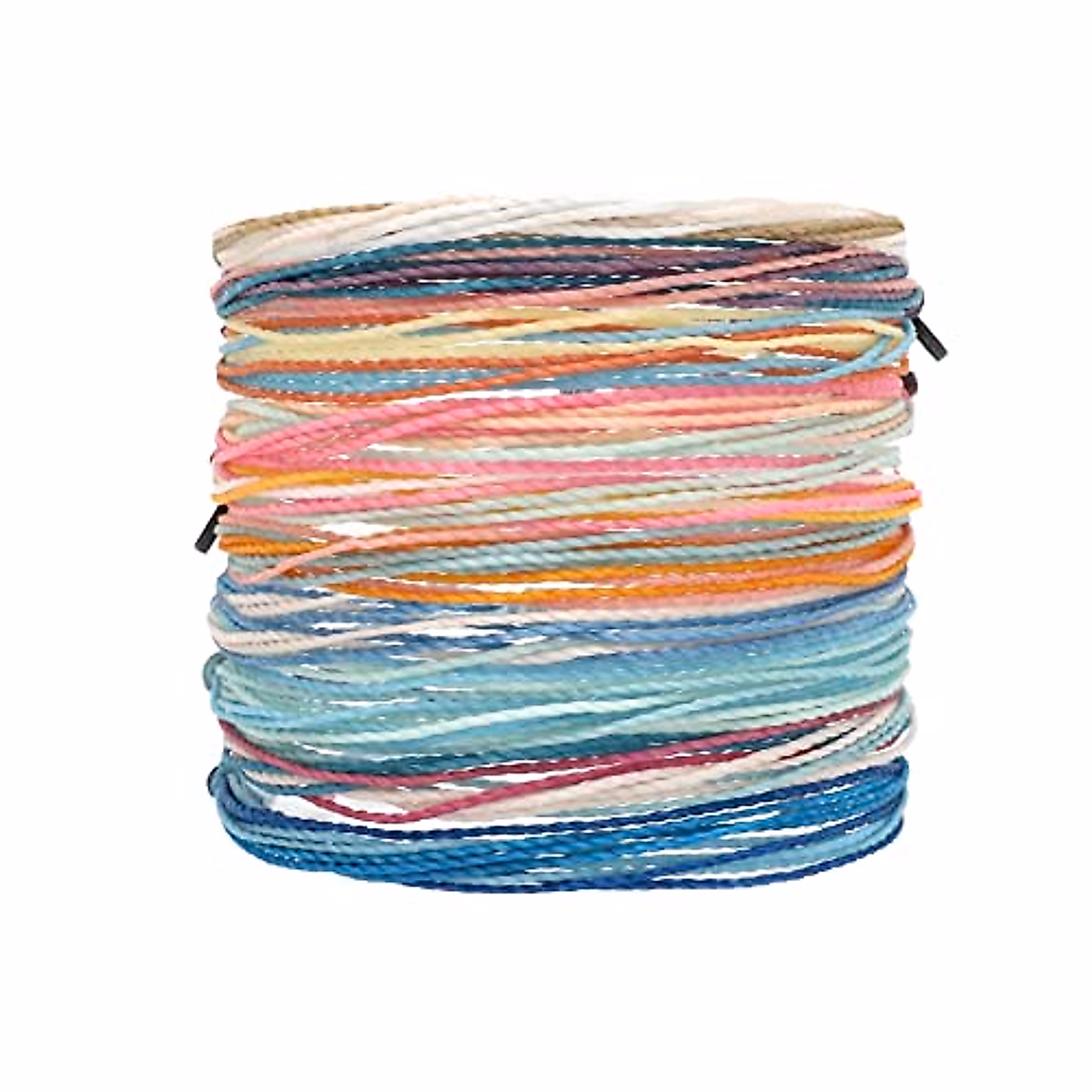 Pura Vida Bracelets Pack Spring Break Friendship Bracelet Pack - Set of 10 Stackable Bracelets for Women, Cute Bracelets for Teen Girls, Beach Bracelet & Accessories for Teens - 10 String Bracelets