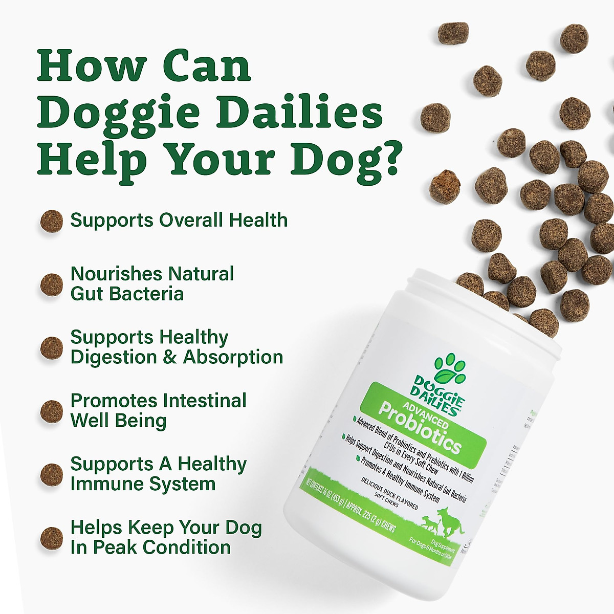 Doggie Dailies Bundle - Probiotics & Bladder Support Soft Chews