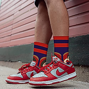 Funny Movies Socks for Men Teens Boys-Do Not Disturb I'm Watching Movies Novelty Fun Crew Socks - Funky Cotton Crazy Socks with Sayings-Movies Lovers Christmas Funny Gifts