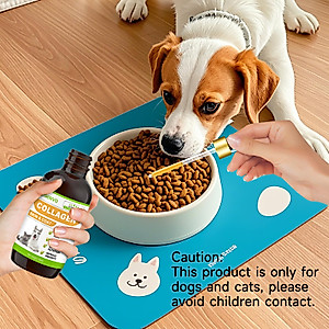 Liquid Collagen for Dogs and Cats, Skin and Coat Supplement for Dogs and Cats, Lustrous Coat, Vibrant Skin, Supplementary Nutrition, Improve Immunity, with Vitamin and Biotin