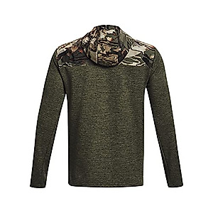 Under Armour mens Specialist Grid ½ Zip Hoodie, (390) Marine OD Green/UA Forest All Season Camo/Marine OD Green, Medium