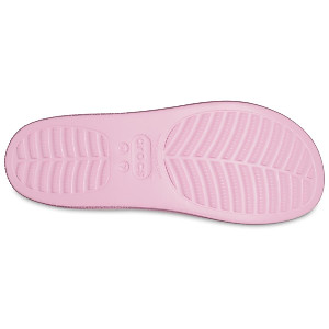 Crocs Women's Classic Slide | Platform Sandals, Flamingo, 9