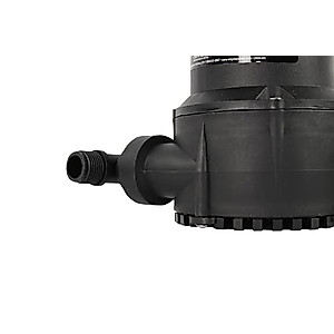 Wayne 57719-REL1 RUP160 1/6 HP Oil Free Submersible Multi-Purpose Water Pump, Black