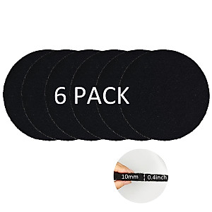 6.7" Kitchen Compost Bin Filter 6 Pack Carbon Filter Extra Thick 0.4"（10mm Replacement Filter Countertop Home Bucket