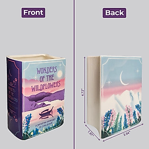 Book Vase, Small Book Shaped Vase, Pencil Holder, Living Room Decor, Cute Home Decor, Book Vase for Flowers, Funky Decor, Book Shaped Vase