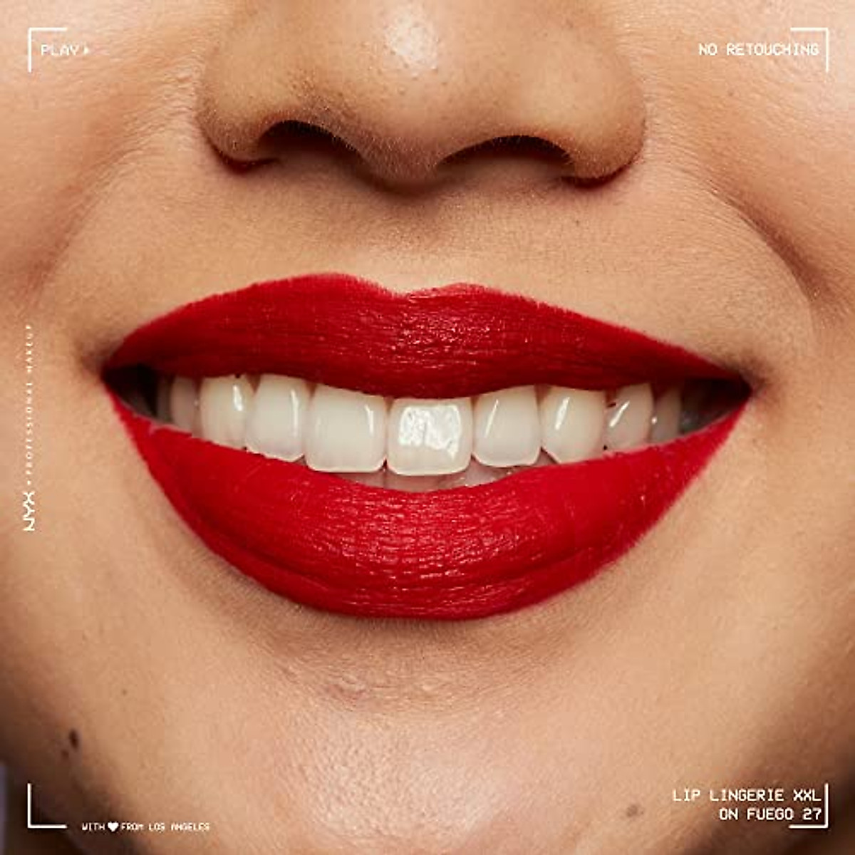 NYX PROFESSIONAL MAKEUP Lip Lingerie XXL Matte Liquid Lipstick - On Fuego (Fire Red)