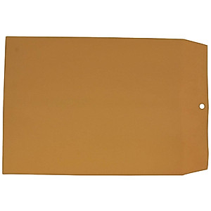 School Smart - 85046 Kraft Envelope with Clasp, 10 x 13 Inches, Pack of 100