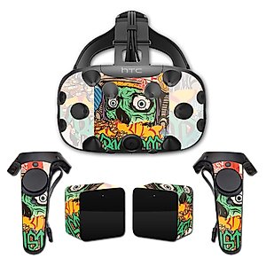 MightySkins Skin Compatible With HTC Vive Full Coverage - Zombie Attack | Protective, Durable, and Unique Vinyl Decal wrap cover | Easy To Apply, Remove, and Change Styles | Made in the USA