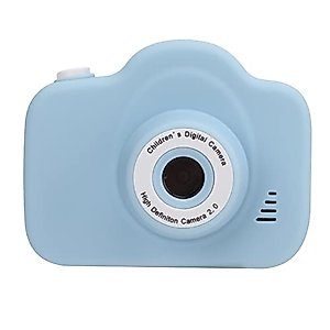 BRDI Cartoon Mini Camera, One Key Video Recording 15 Filters Kids Camera for Kids(Sky Blue)