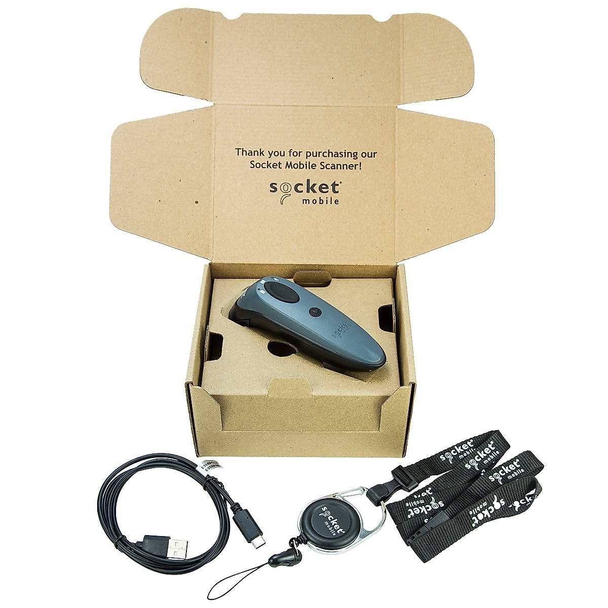 DuraScan D730, 1D Laser Barcode Scanner, Gray