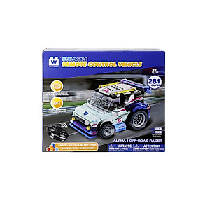 Wise Block Radio Control RC Building Set - 2.4GHz - Off-Road Racer - 289 Piece Kit - Compatible with Lego and Other Leading Brands (US389105)