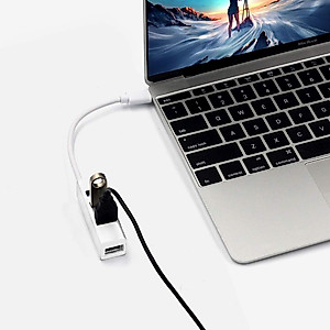 PANUSBGHUB Portable USB-C/Type-C Male to 4 USB Ports Female HUB Adapter