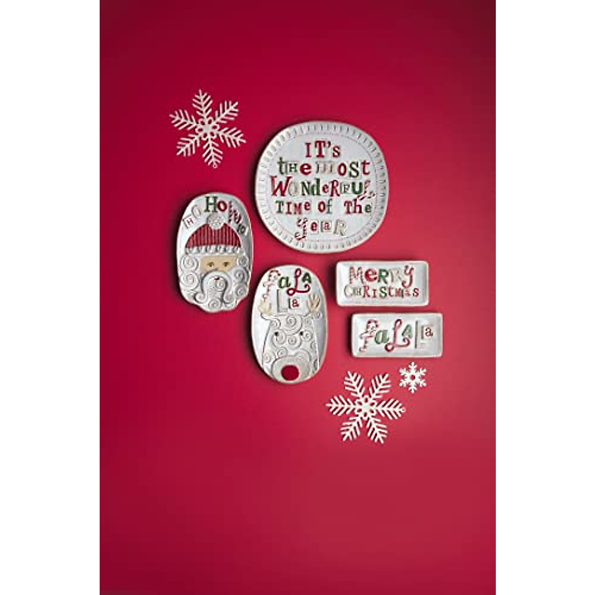 Mud Pie Stoneware Christmas Serving Platter