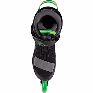 K2 SKATE Trio Lt 100 Boa, Color: Black/Green, Size: 11 (I220202301110)
